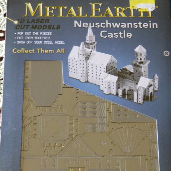 Metal Earth | Toys | Metal Earth Neuschwanstein Castle Authentic Museum ...